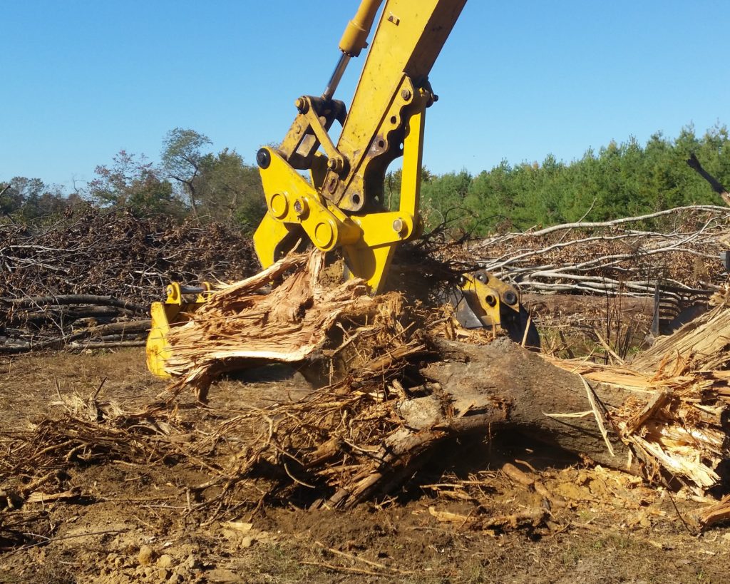 Ransome Mechanical Stump Harvester Splitter - Ransome Attachments