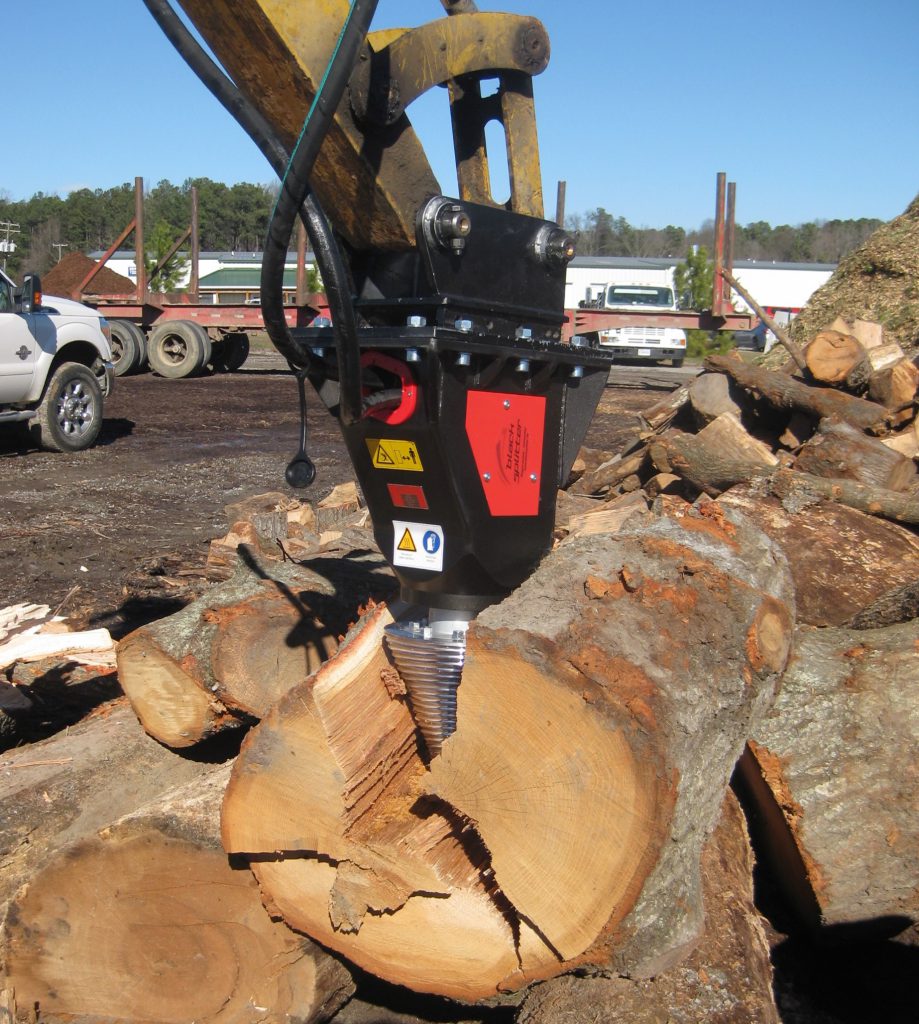 Black Splitter Log Splitters - Ransome Attachments