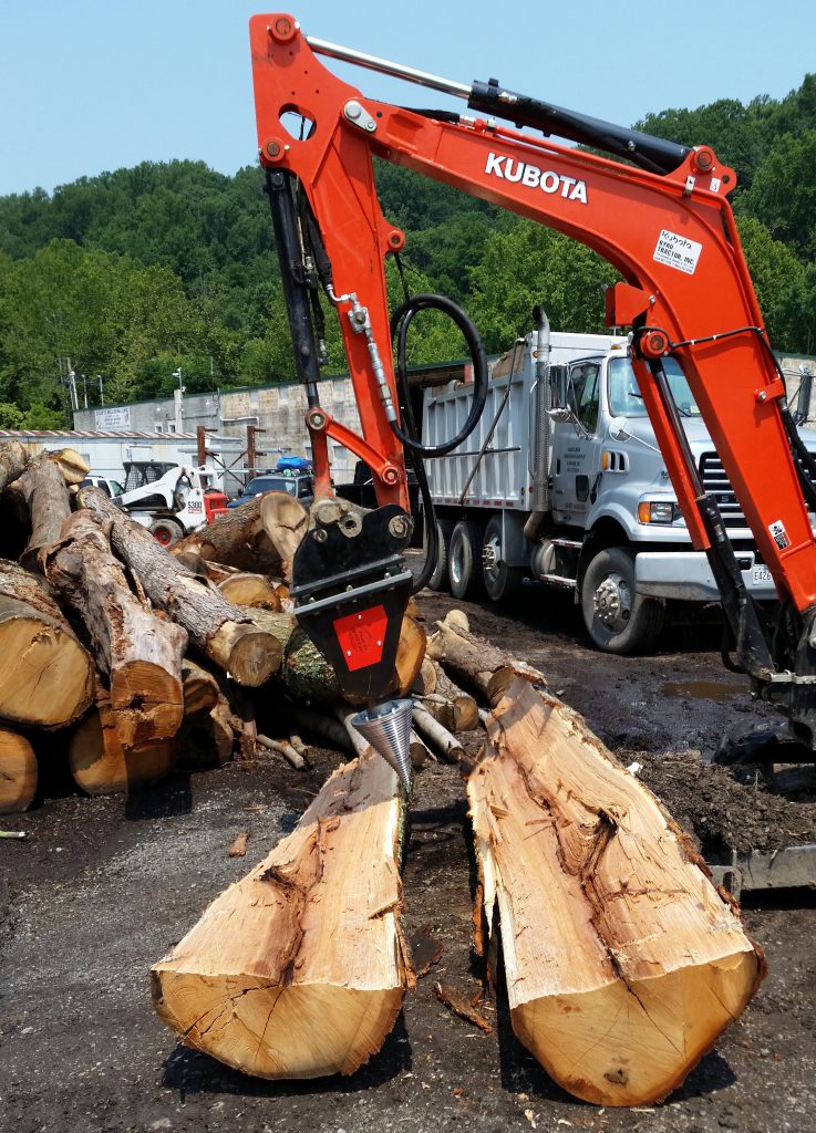 Black Splitter Log Splitters - Ransome Attachments